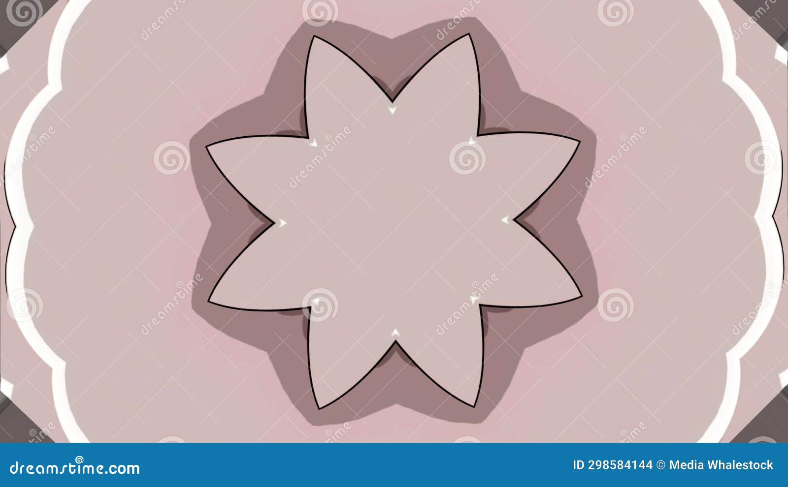 Animated Pattern Style with Floral Layers. Design. Abstract Floral ...