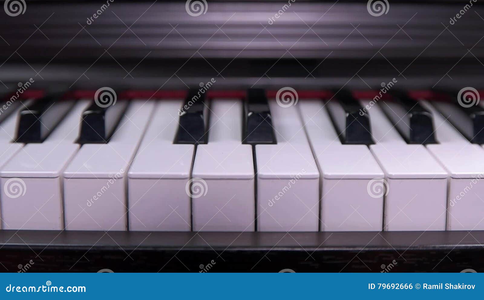 Animated Play piano keys. stock footage. Video of black - 79692666