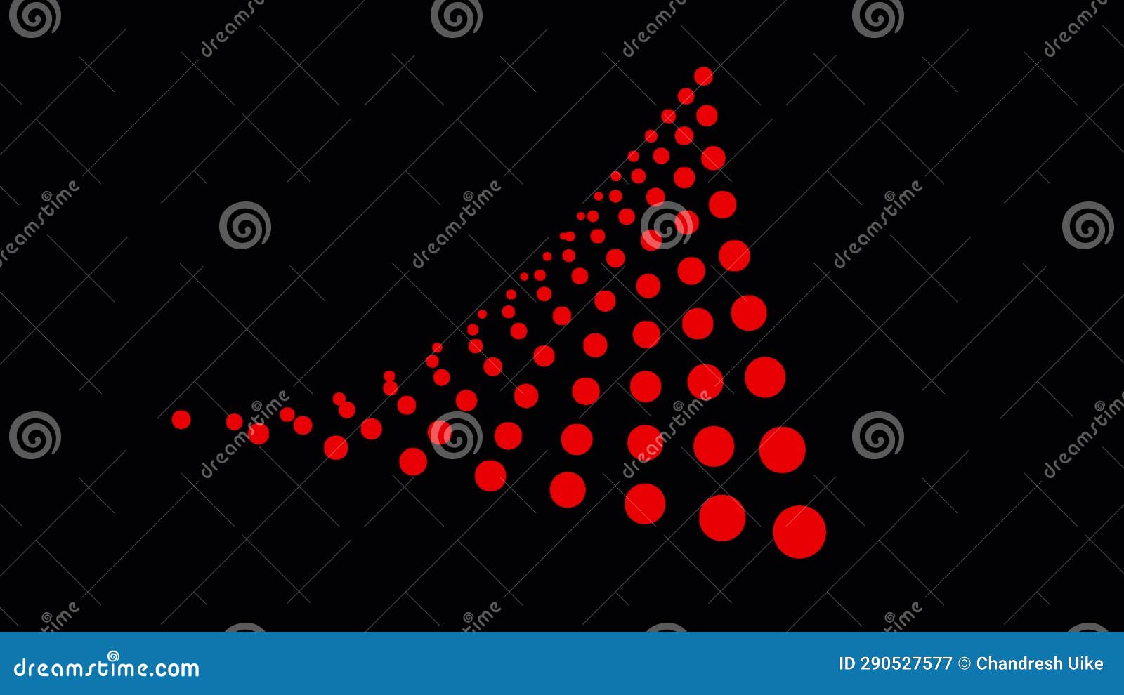 Red Color Circular Dot Grid Moving in 3 Dimension Stock Video - Video ...