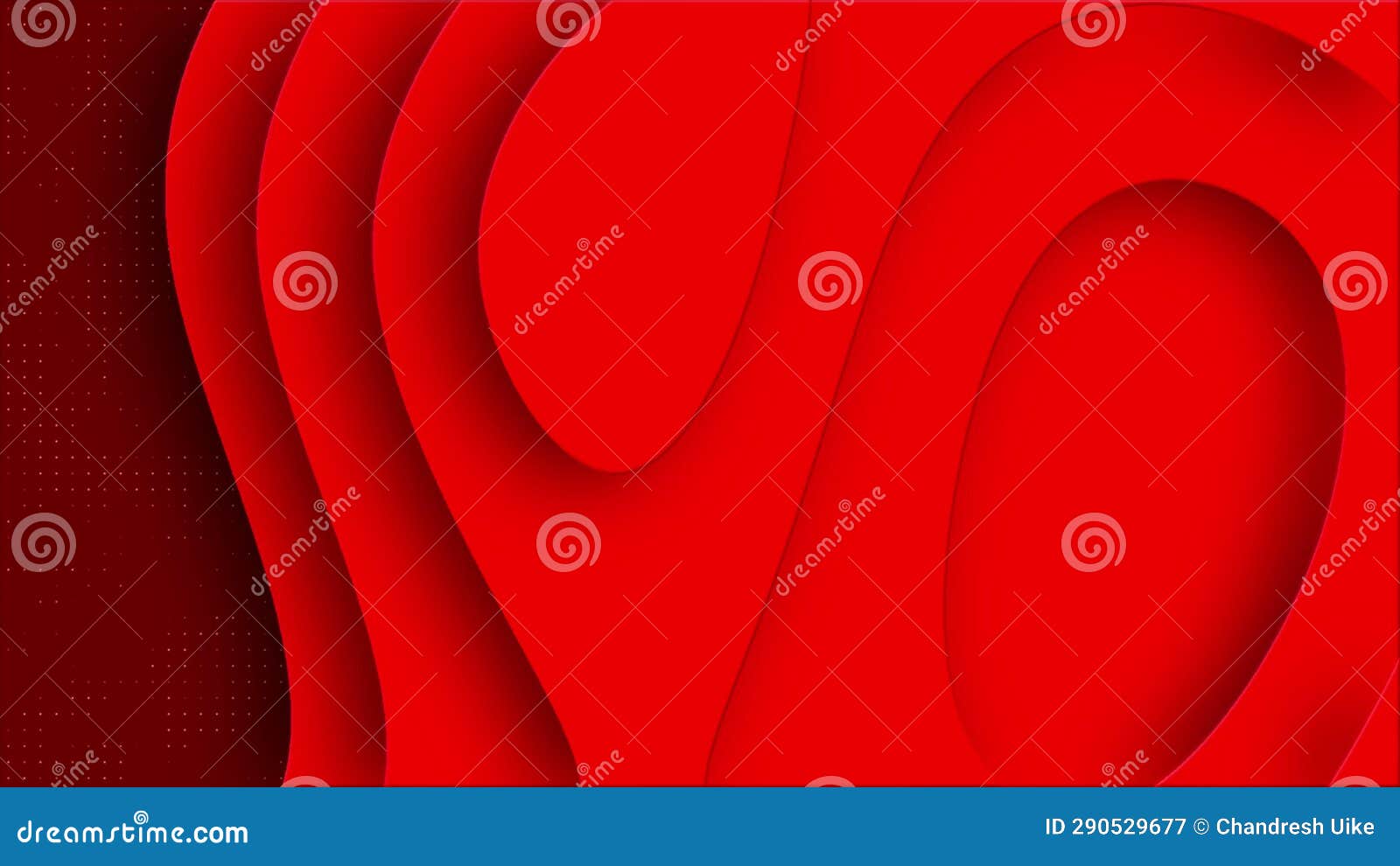 Red Color 3d Shape Changing Abstract Background Stock Video - Video of ...