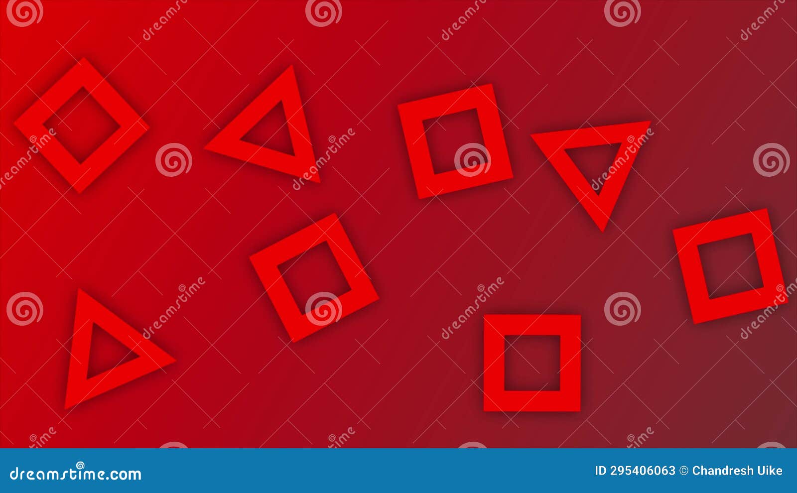 Red Color Moving Shape Background Stock Video - Video of design ...
