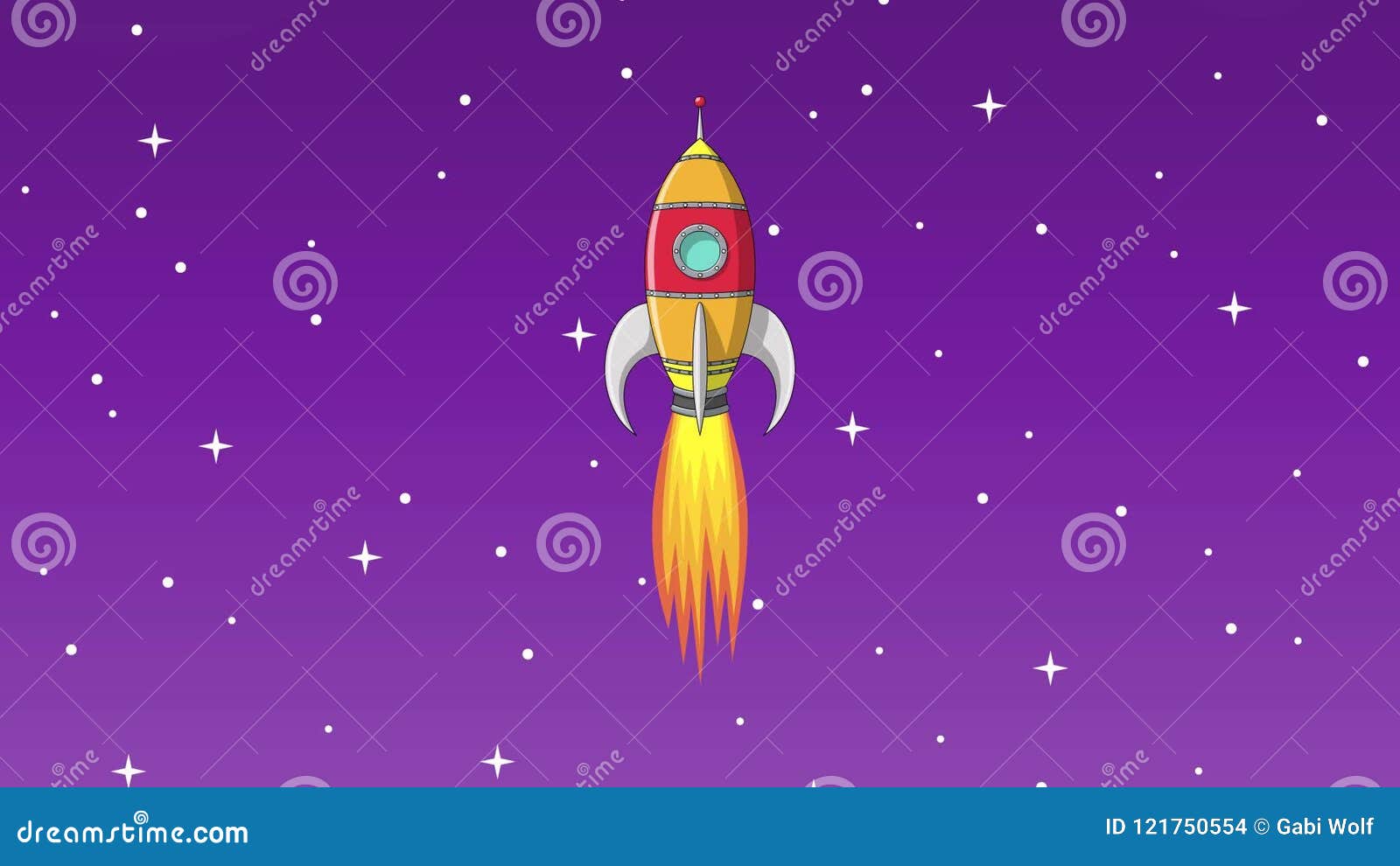 Animated Rocket Launch stock footage. Video of space - 121750554