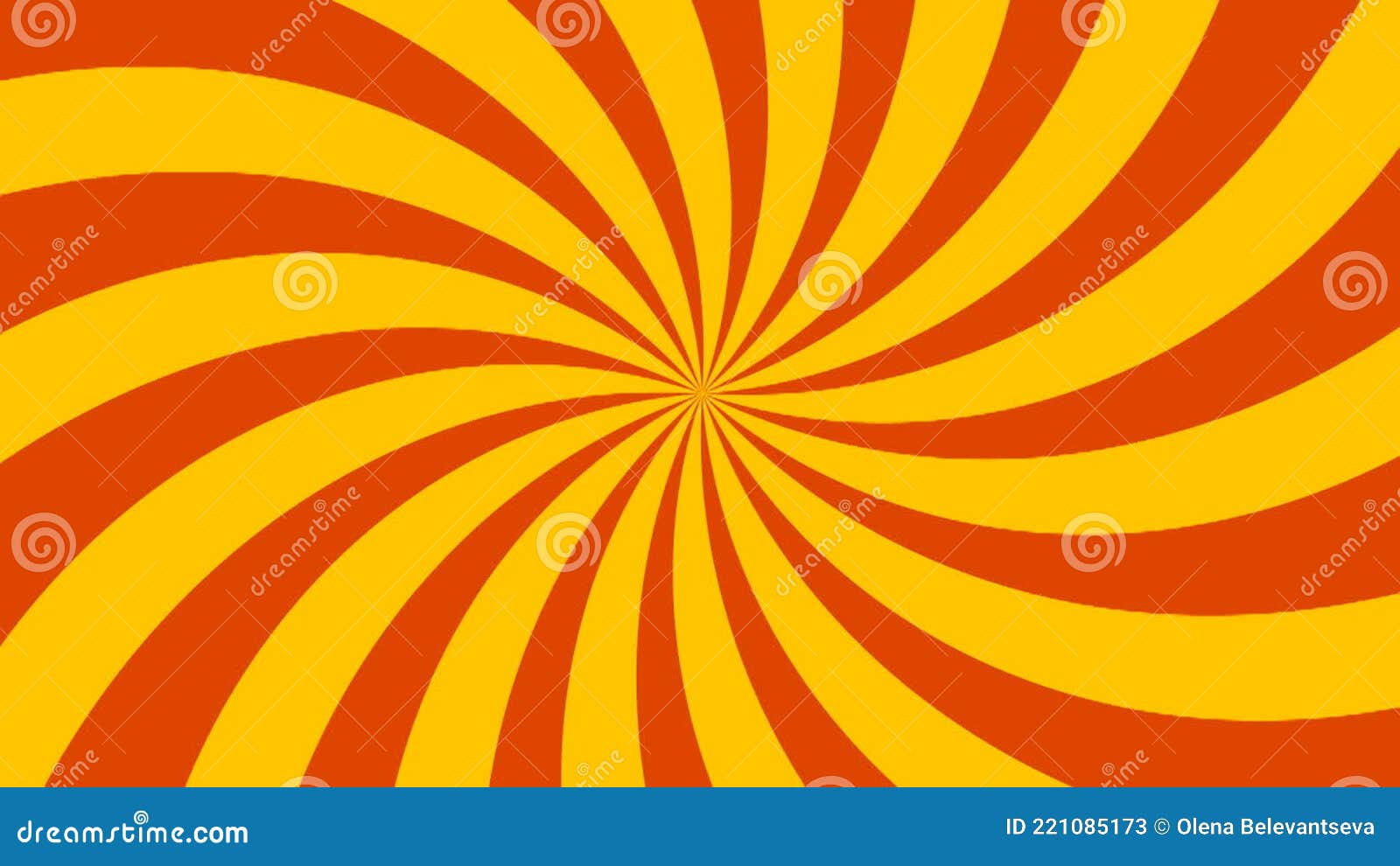 Animated Rotating Background in Retro Comic Style for Advertisements ...