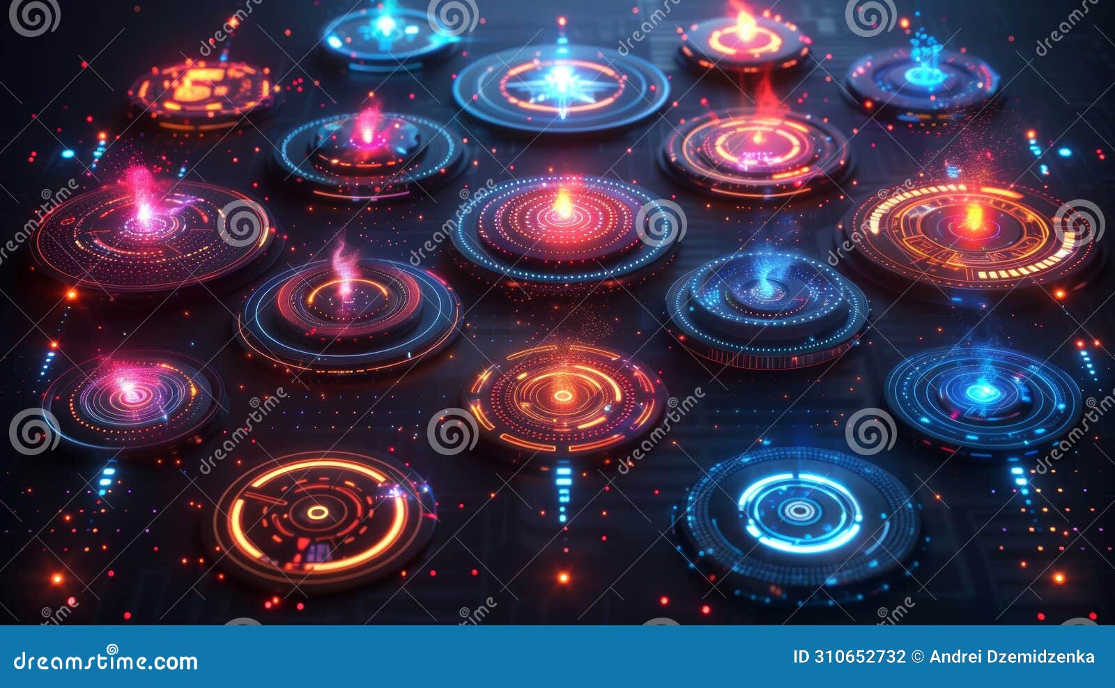 An Animated Sensor Wave Signal or Scanner Laser on a Transparent ...