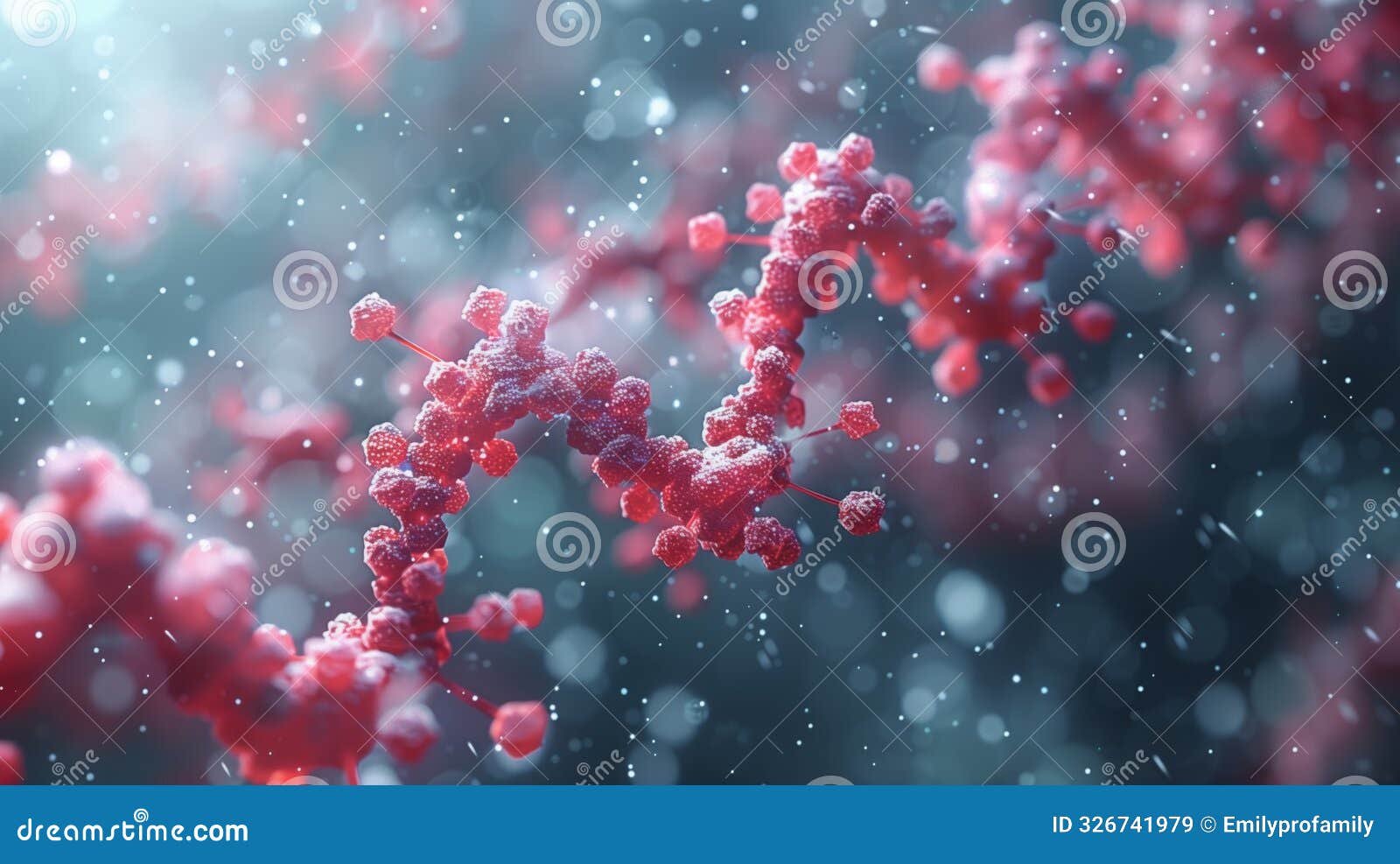 Animated Sequence Showing DNA Structure Stock Image - Image of sequence ...