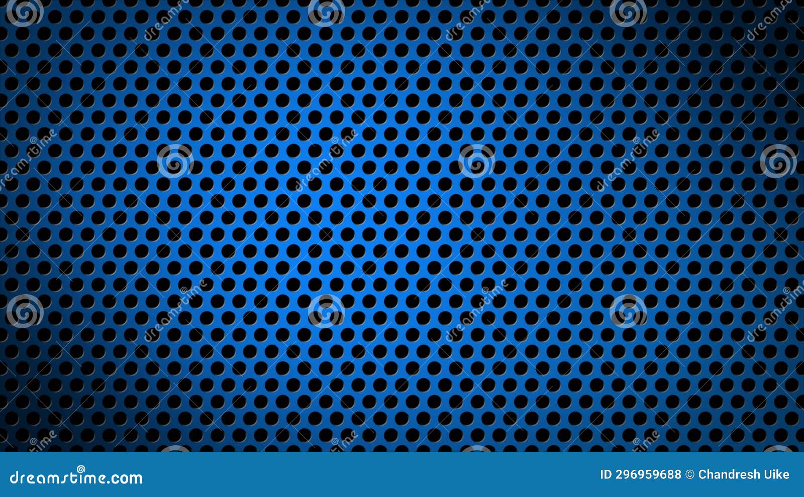 Simple Royal Blue Gradient Metallic Grill Pattern Minimal Geometrical ...