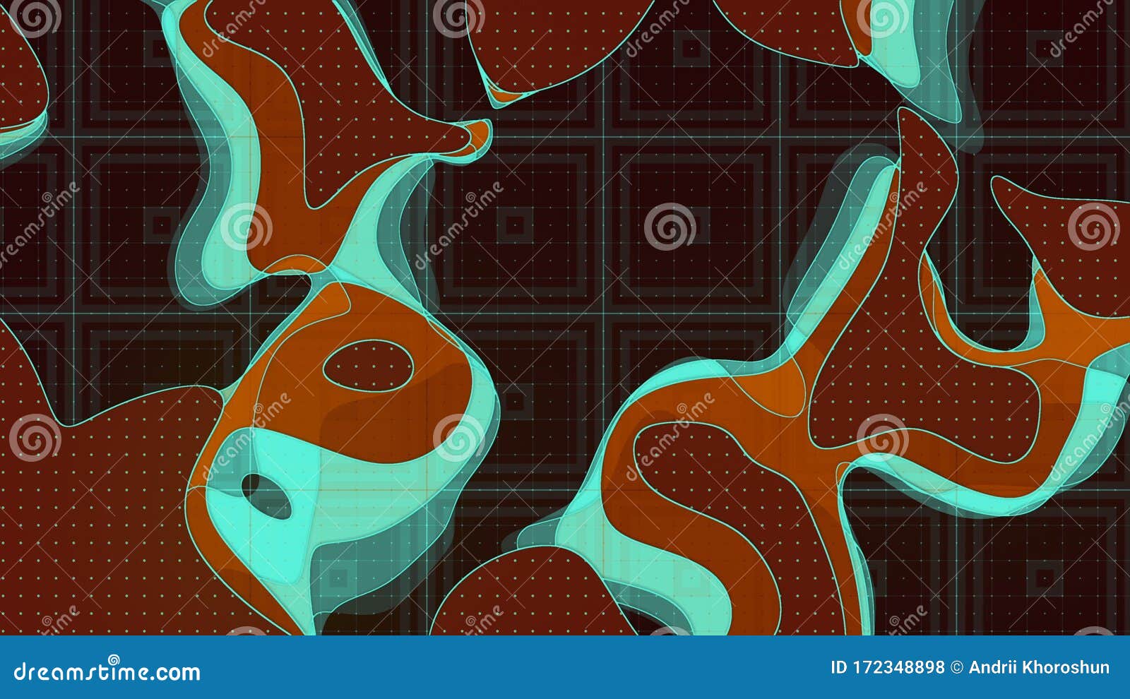 Animated Topographic Map Loop Animation. Travel Backdrop Concept. 3d ...