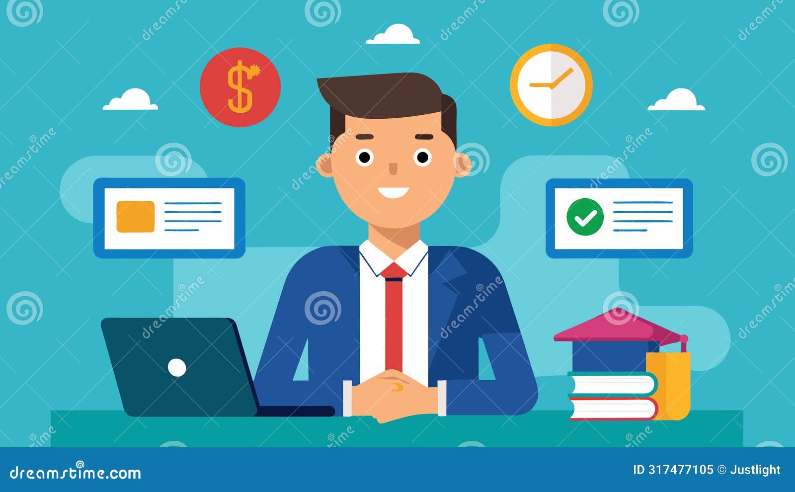 Loan Forgiveness Isolated Cartoon Vector Illustrations Cartoondealer