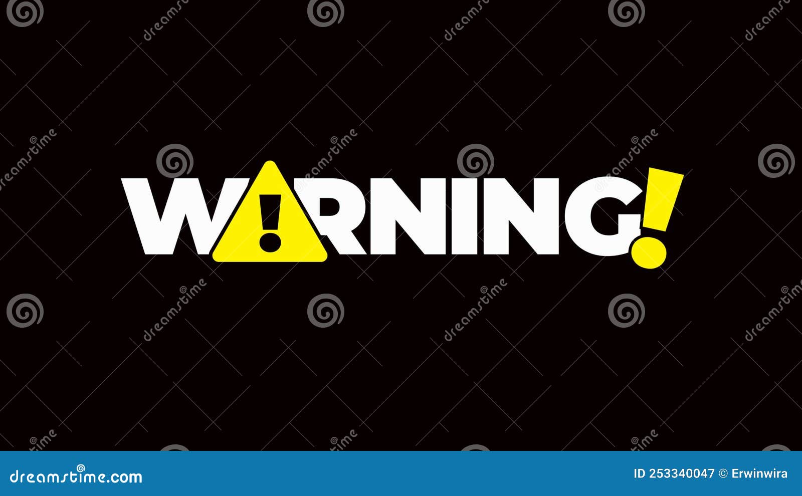 Animated Warning Sign with Text. Stock Video - Video of character, copy ...