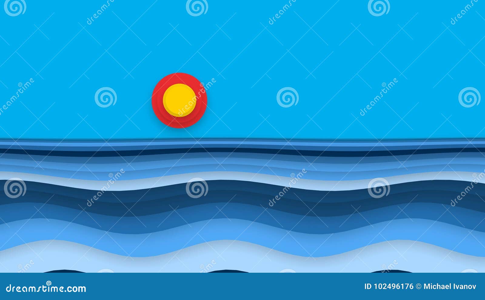 Animated Sunrise and Sunset Stock Footage - Video of rising, drawing ...