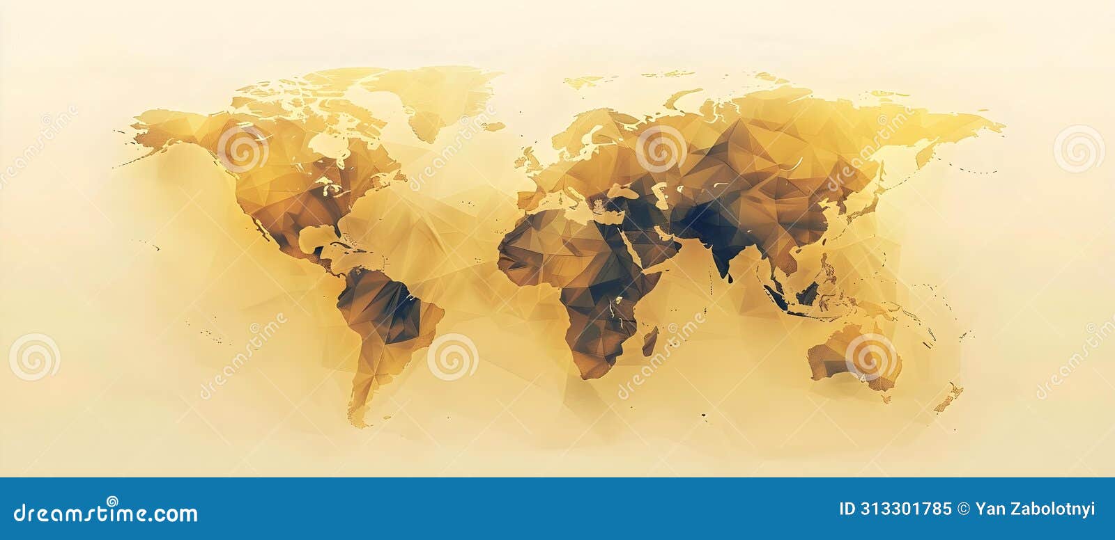 An Animated World Map Connecting Continents with Borders in the ...