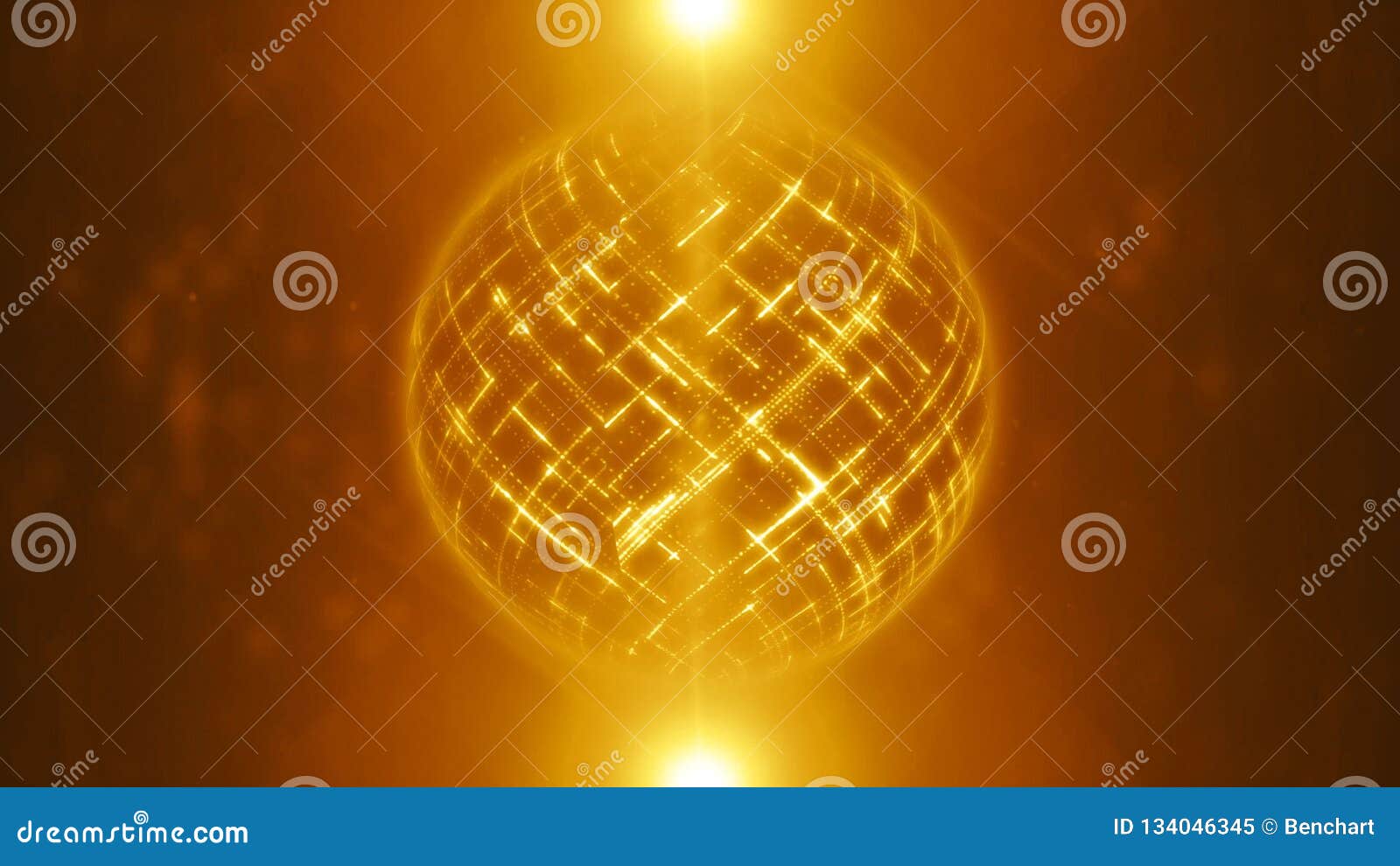4k Abstract Light Sphere Glowing Background Stock Video - Video of ...