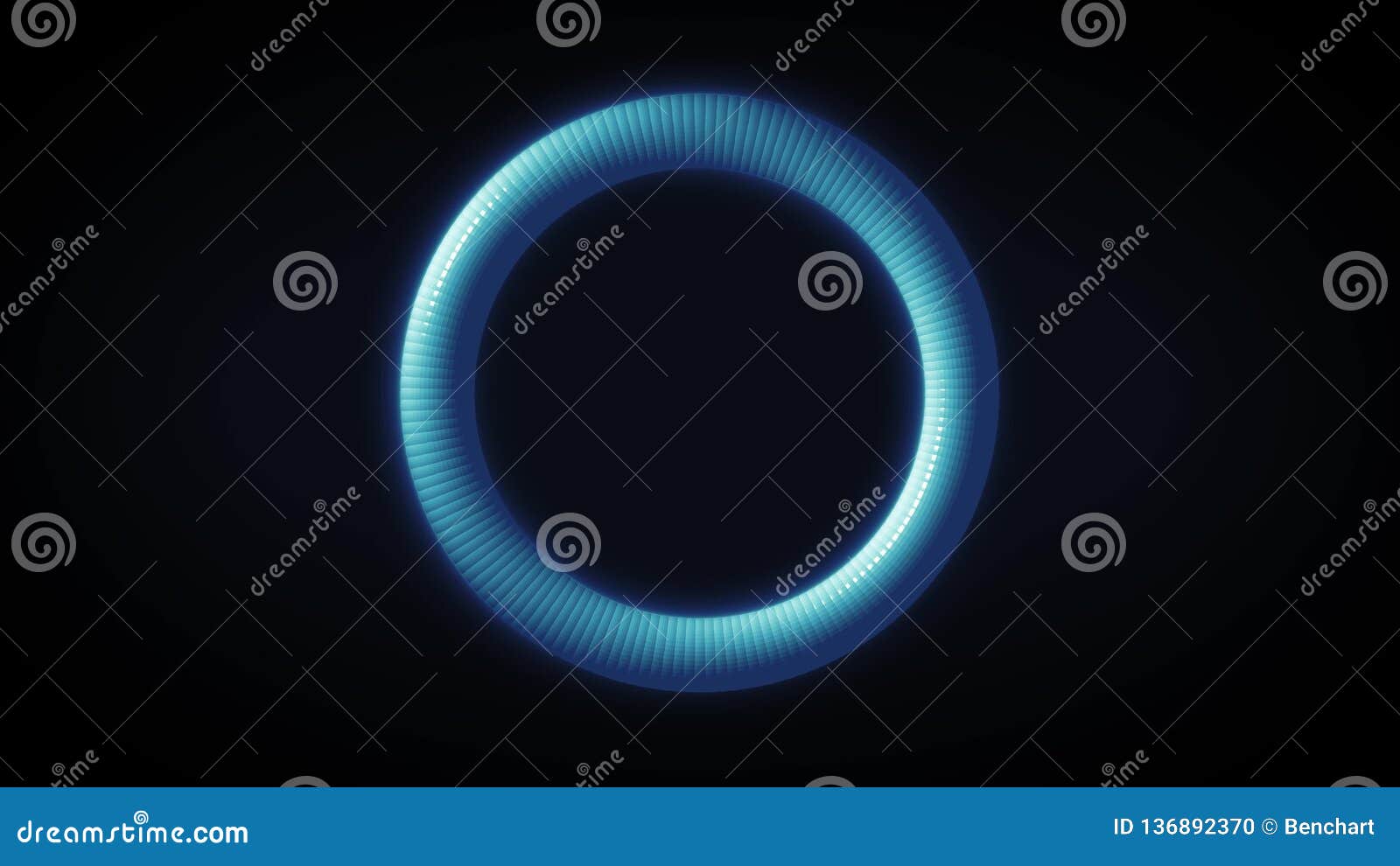 Abstract Technology Ring Rotation Loop Animation Stock Footage - Video ...