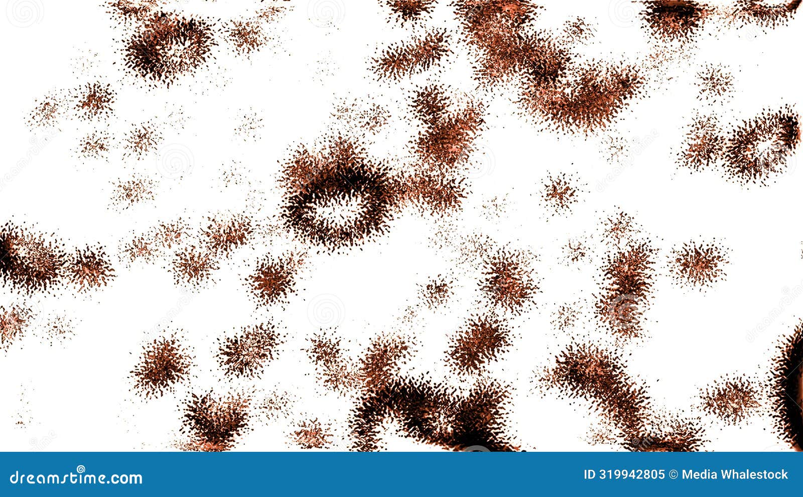 Animation Of Bacteria Under Microscope. Design. Microbes Or Infected ...