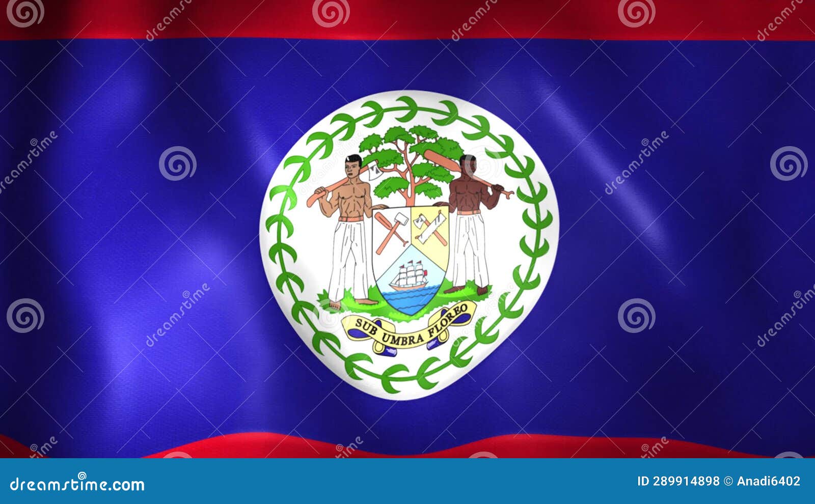 Animation of Belize Flag. 4K. Belize Flag Flying, Stock Footage - Video ...