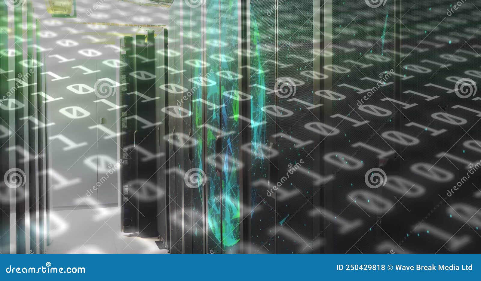 No People Animation Binary Code Shape Server Global Network Network Data Data Processing ...