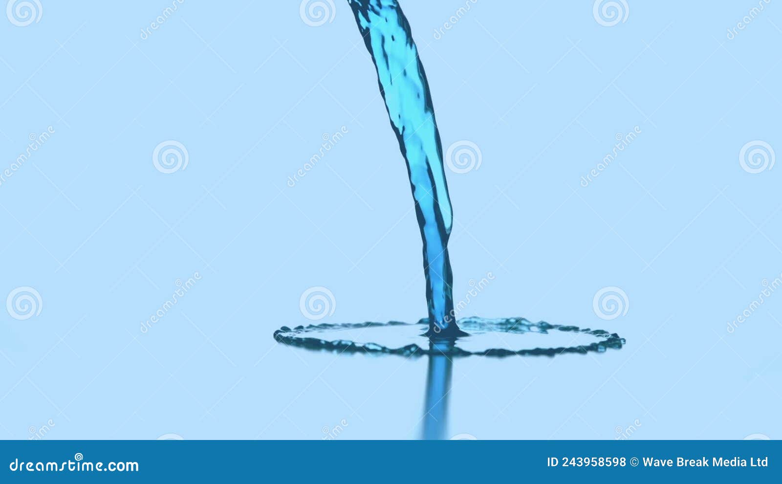 No People Animation Blue Background Circle Triangle Reagent Pouring ...