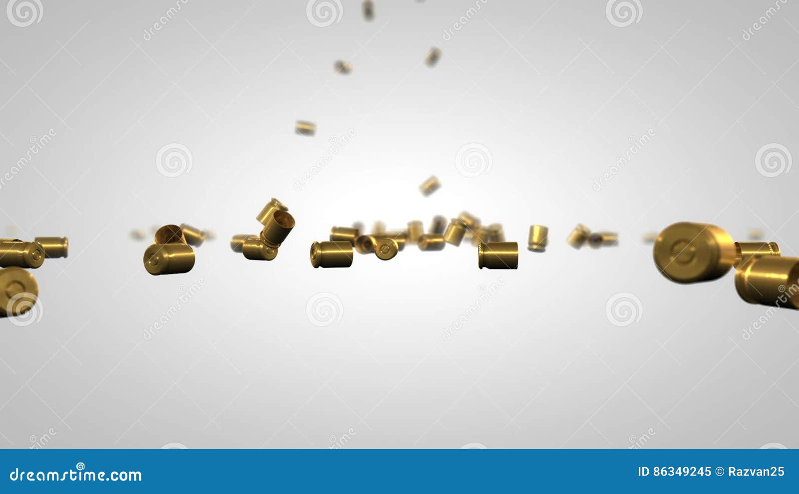 Bullet Shells Falling