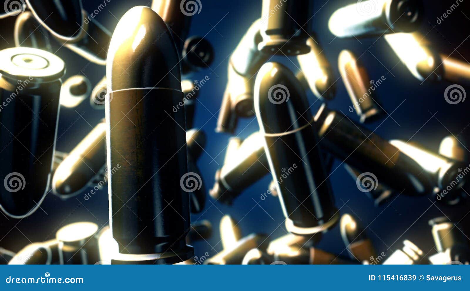 High Quality Animation of Bullets Falling Stock Image - Image of metal ...