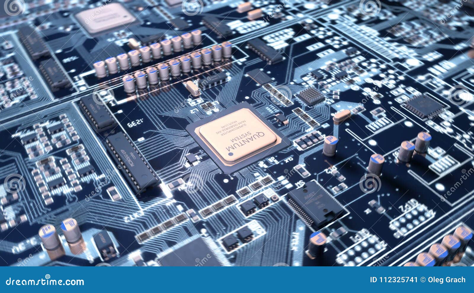 Animation of Central Processor Inside a Computer Stock Video - Video of ...