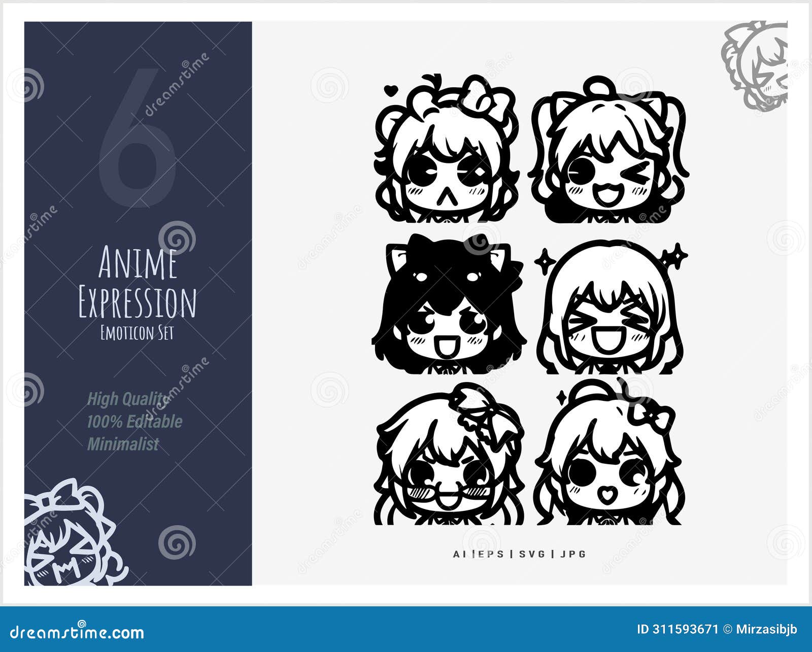 Animation Character Model Sheet for Your Design, Animation, Motion or ...