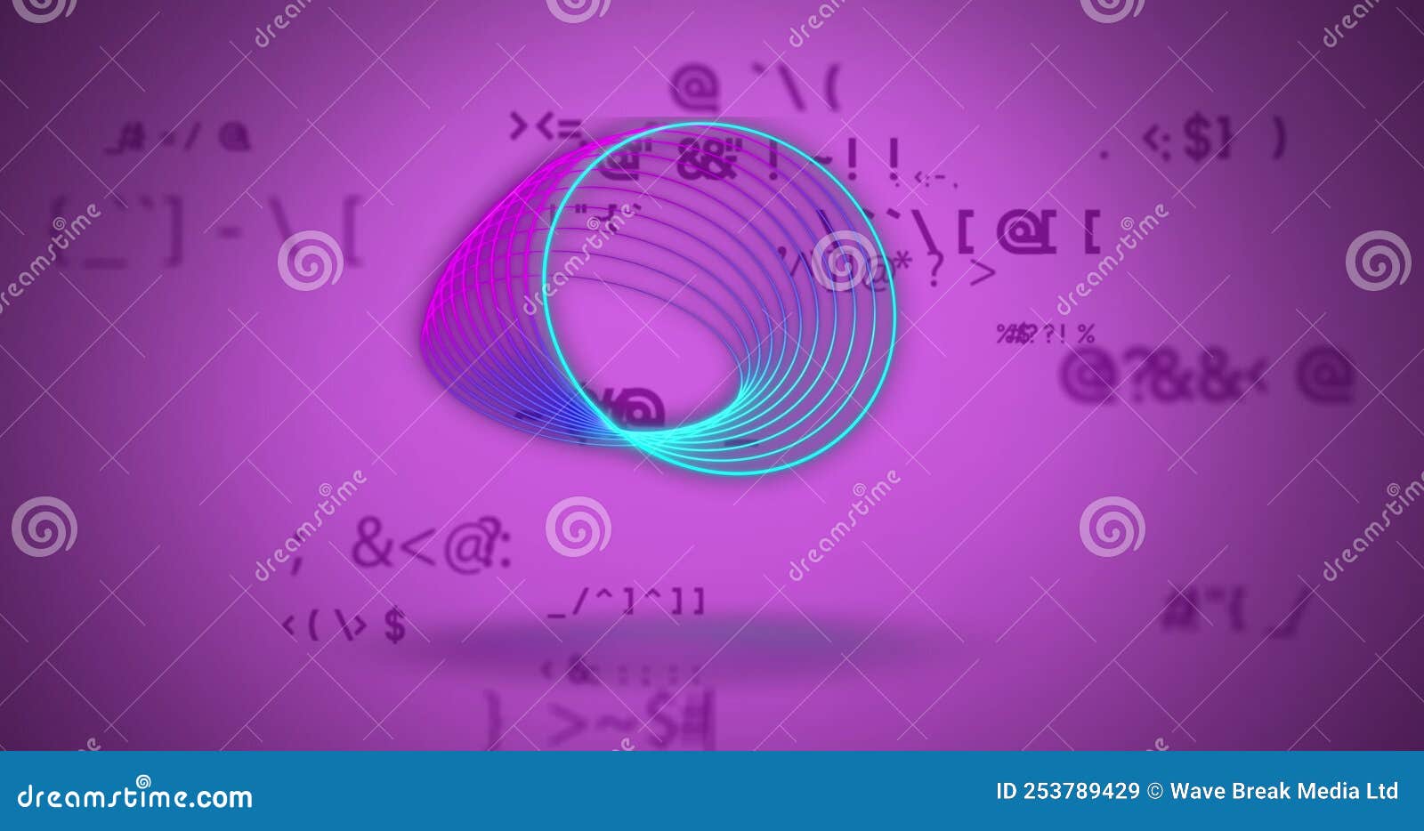 Animation of Circles Over Data Processing Stock Video - Video of connect, abstract: 253789429