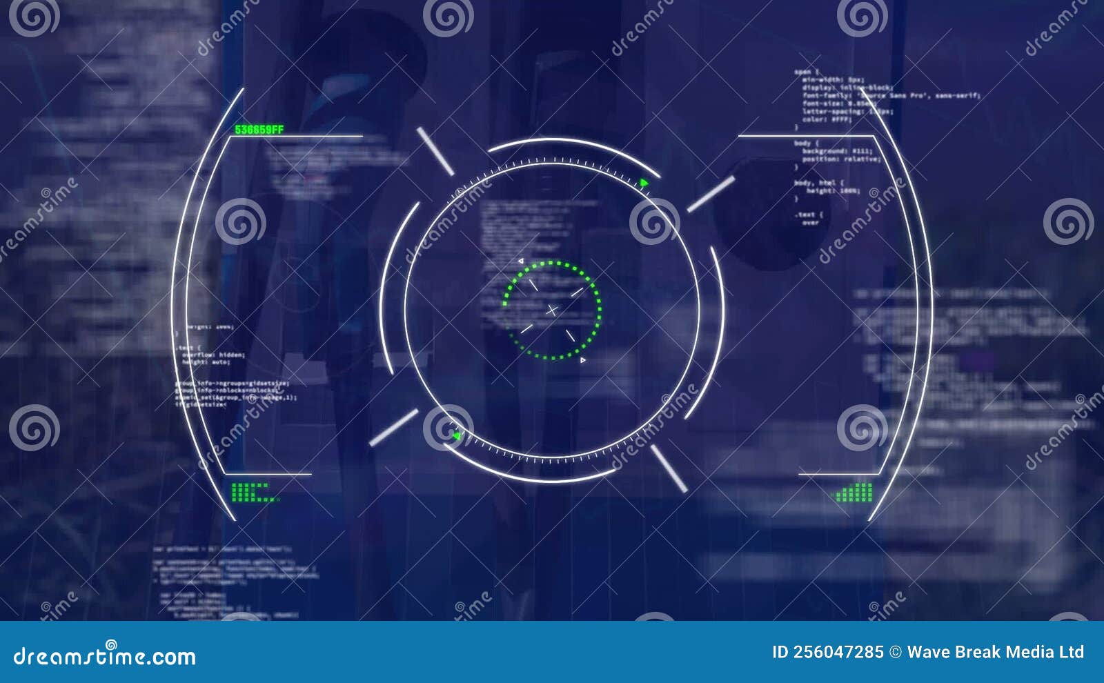 Animation of Circular Scanner and Data Processing Over Electric Car ...