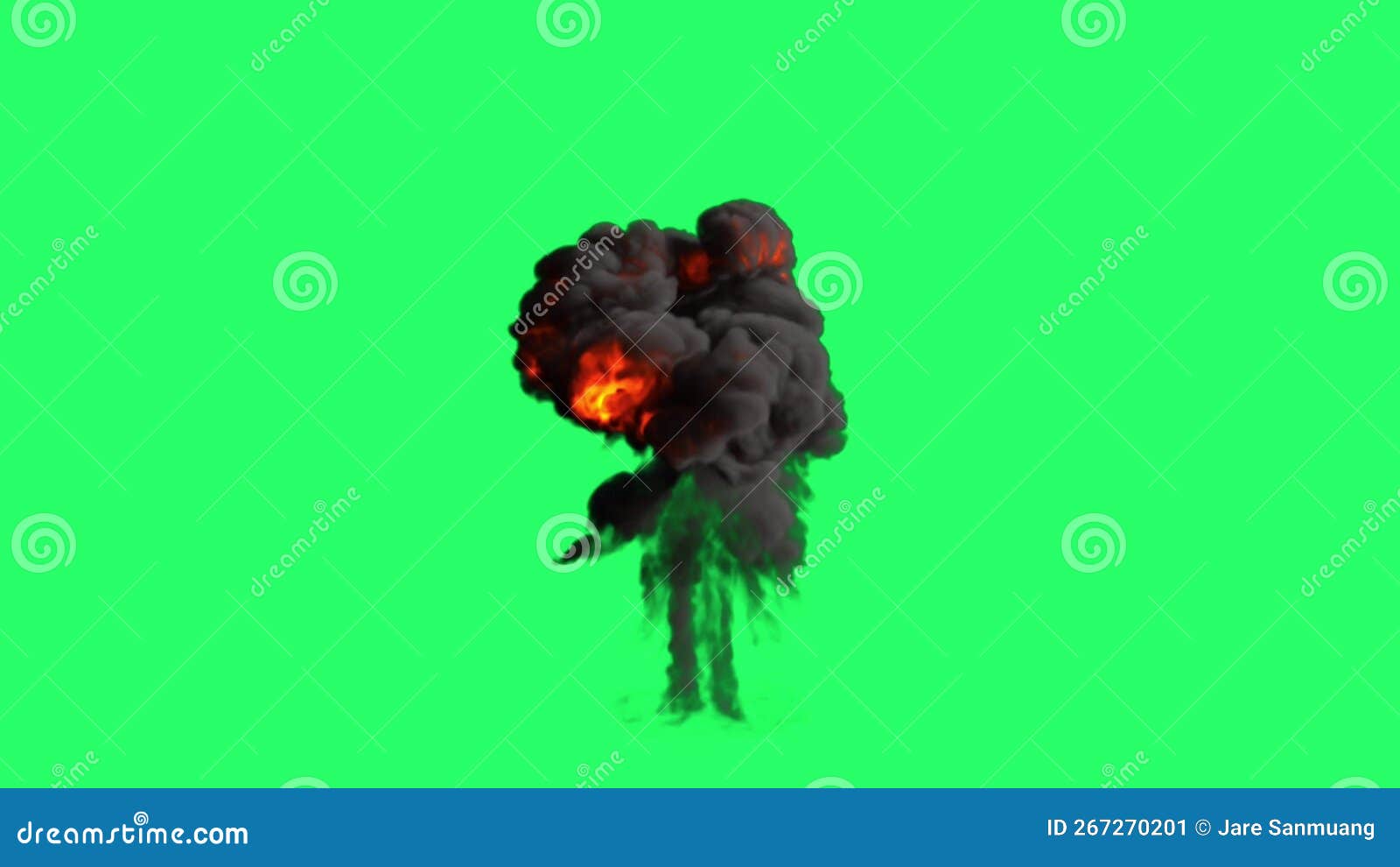 Animation Colorful Flame Shine Effects on Green Screen. Stock Video ...