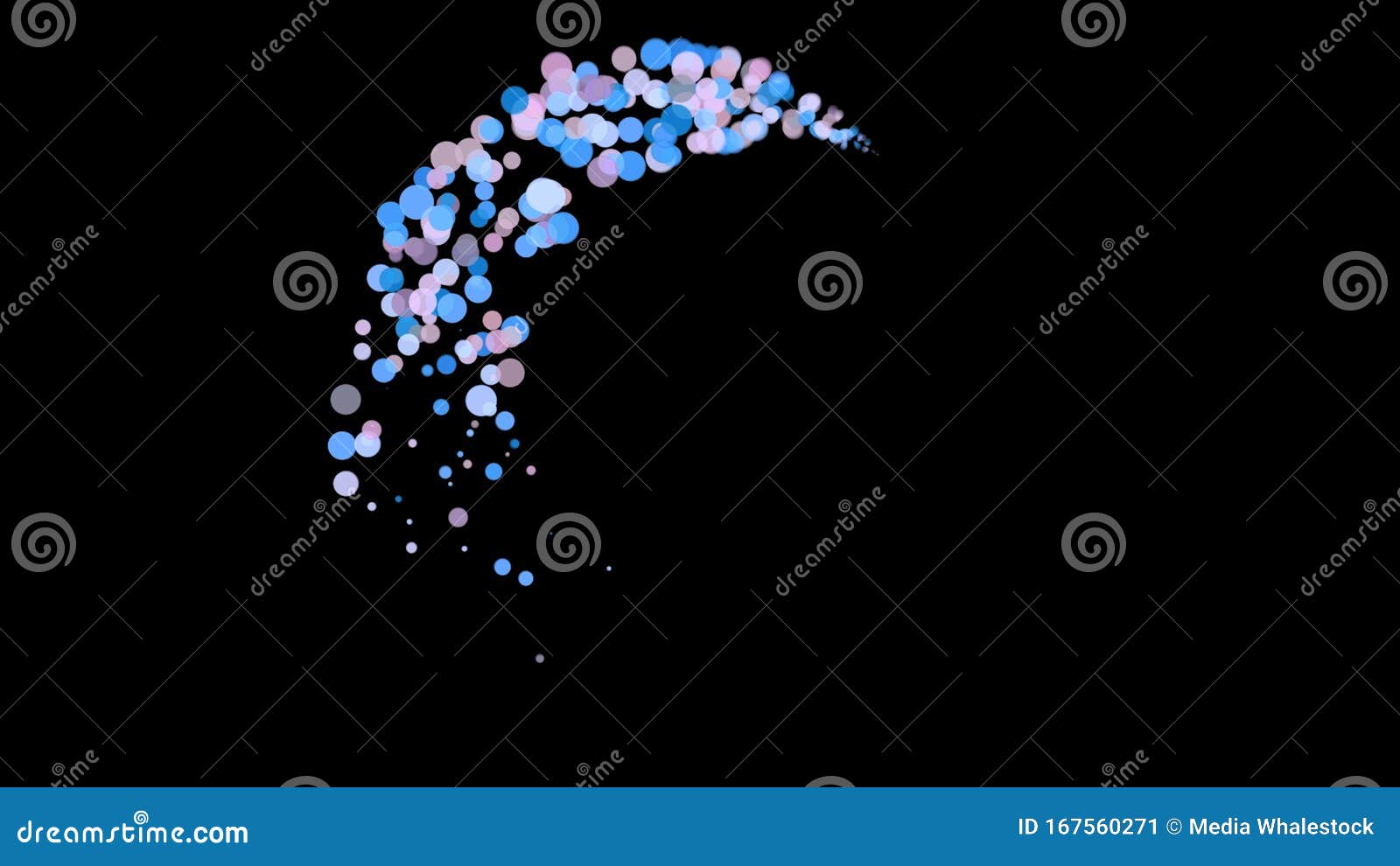Animation of Comet from Blurs. Animation Stock Illustration ...