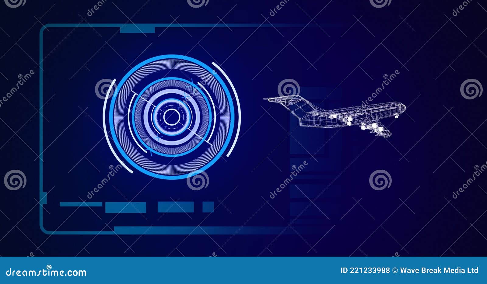 Animation of 3d Airplane Drawing with Scope Scanning and Data ...