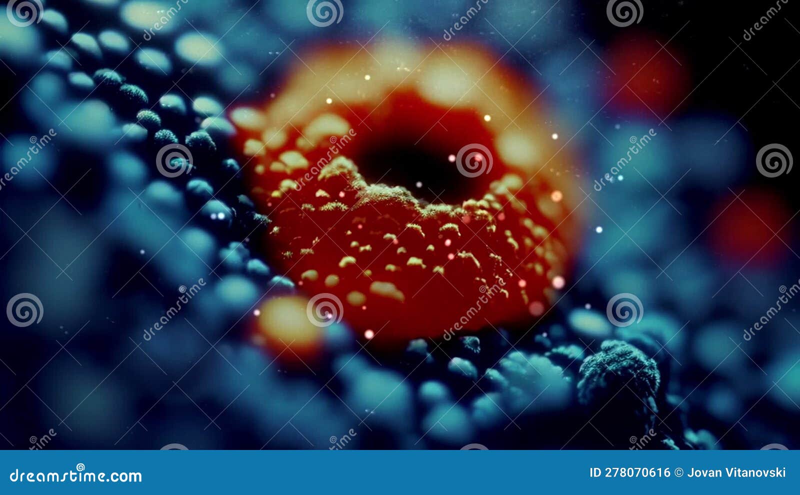 Animation of a Damaged Cancer Cell Stock Footage - Video of ...