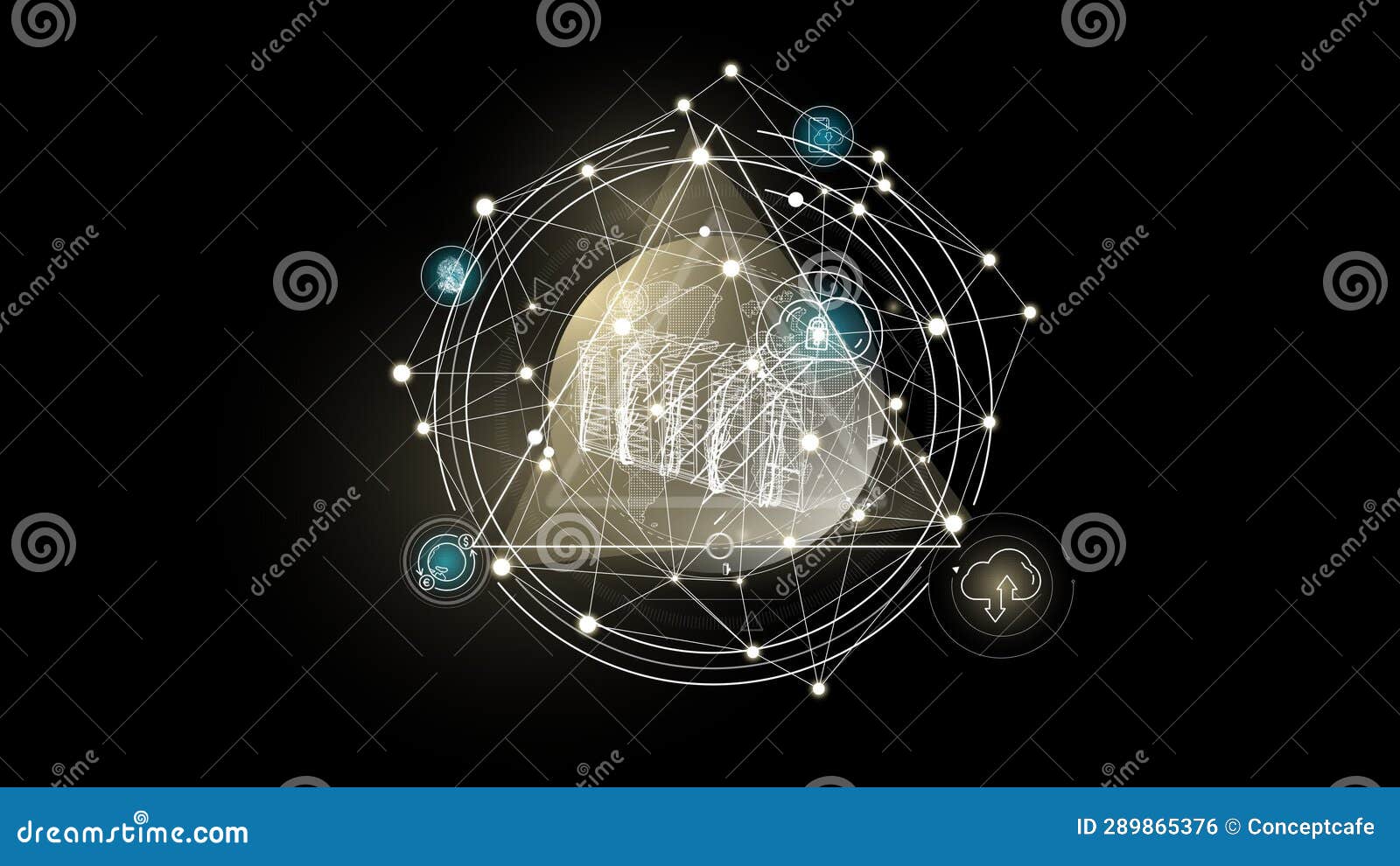 Animation of Data Storage and Protection Infographics Stock Footage ...