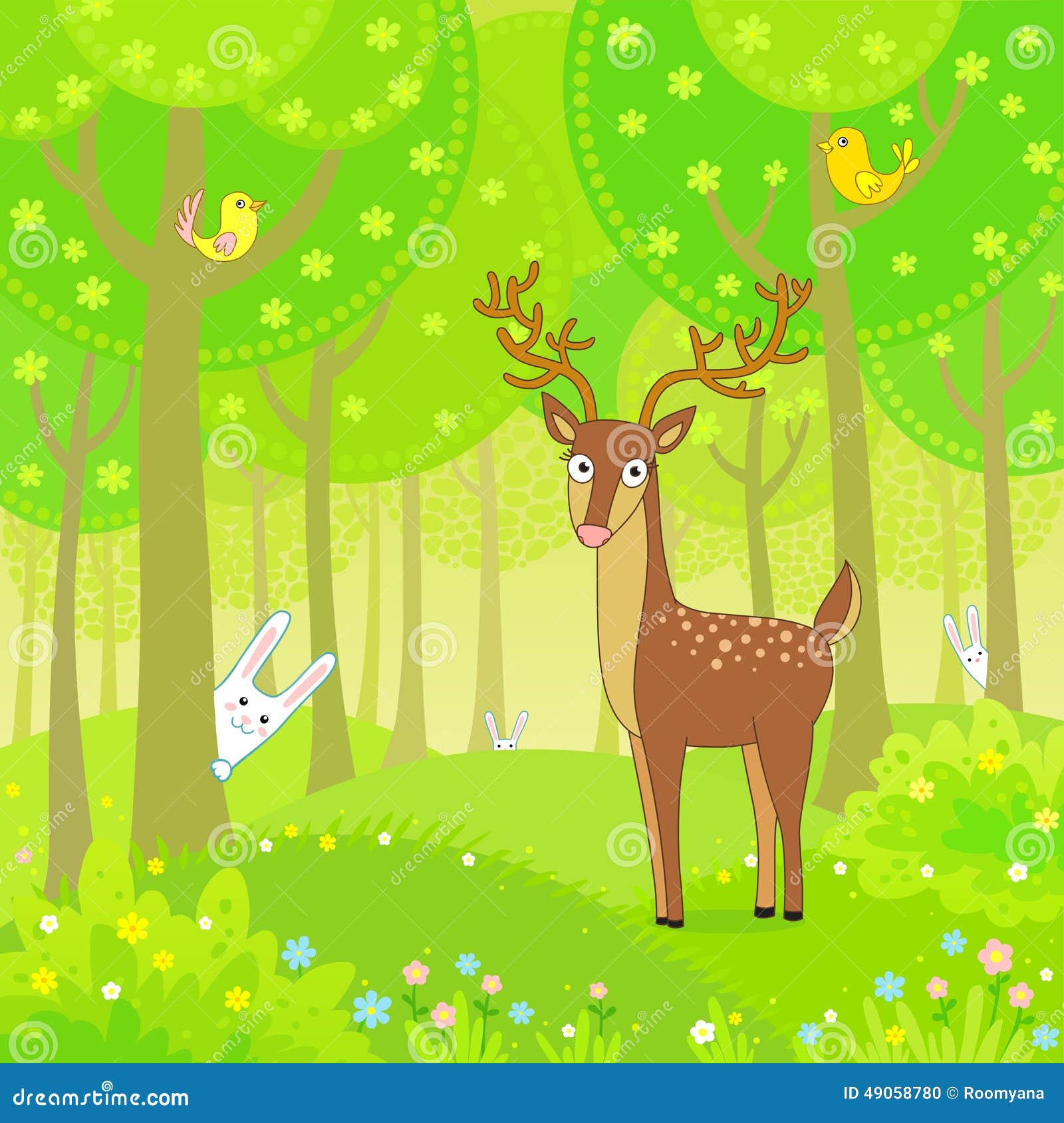 Animation Deer Stock Illustrations – 429 Animation Deer Stock ...