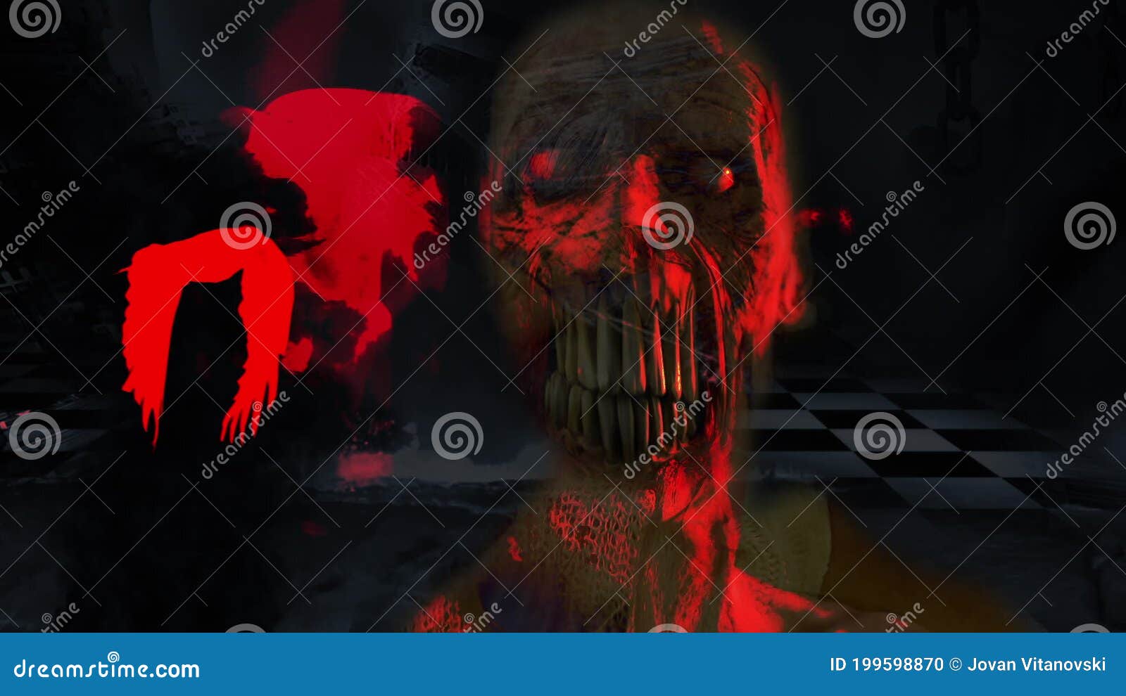 Animation with Devilish Characters Stock Footage - Video of evil ...