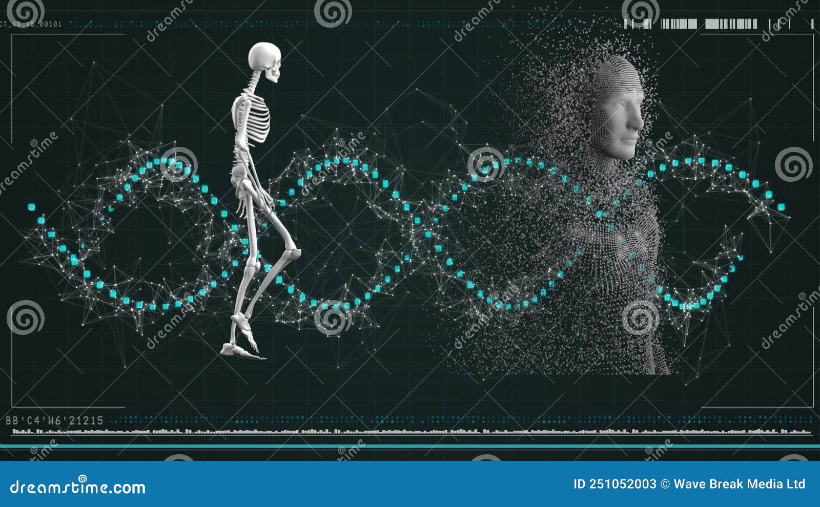 Animation of Dna Strand and Data Processing with Human Skeleton Body ...