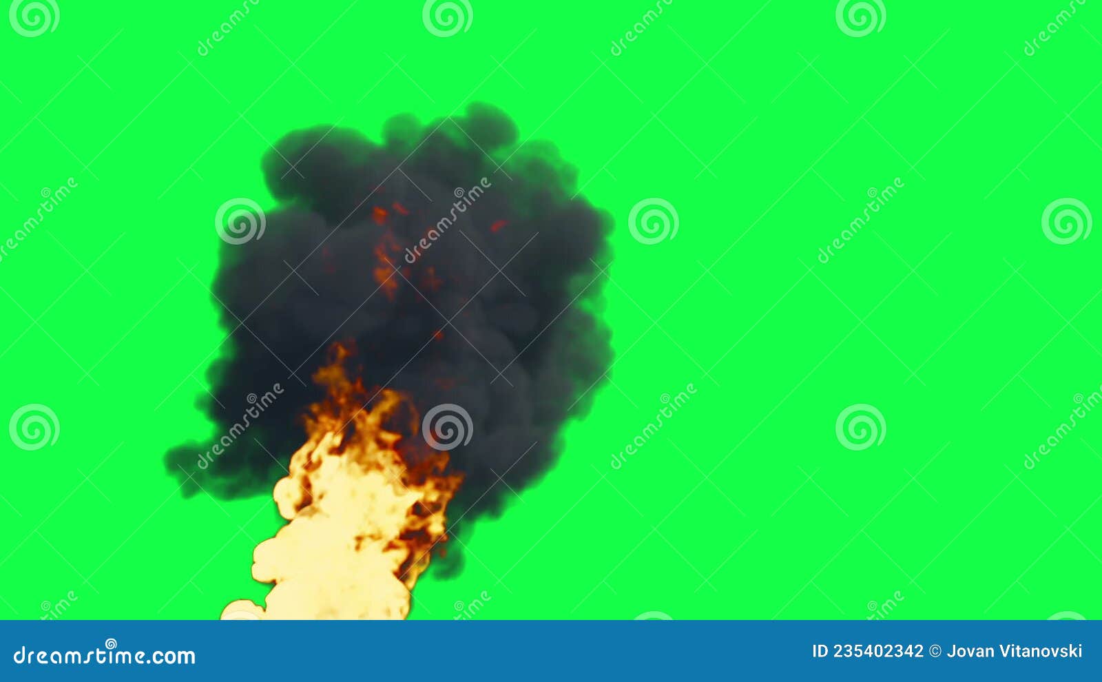 Animation of Fire Ball Explosion Stock Footage - Video of element ...