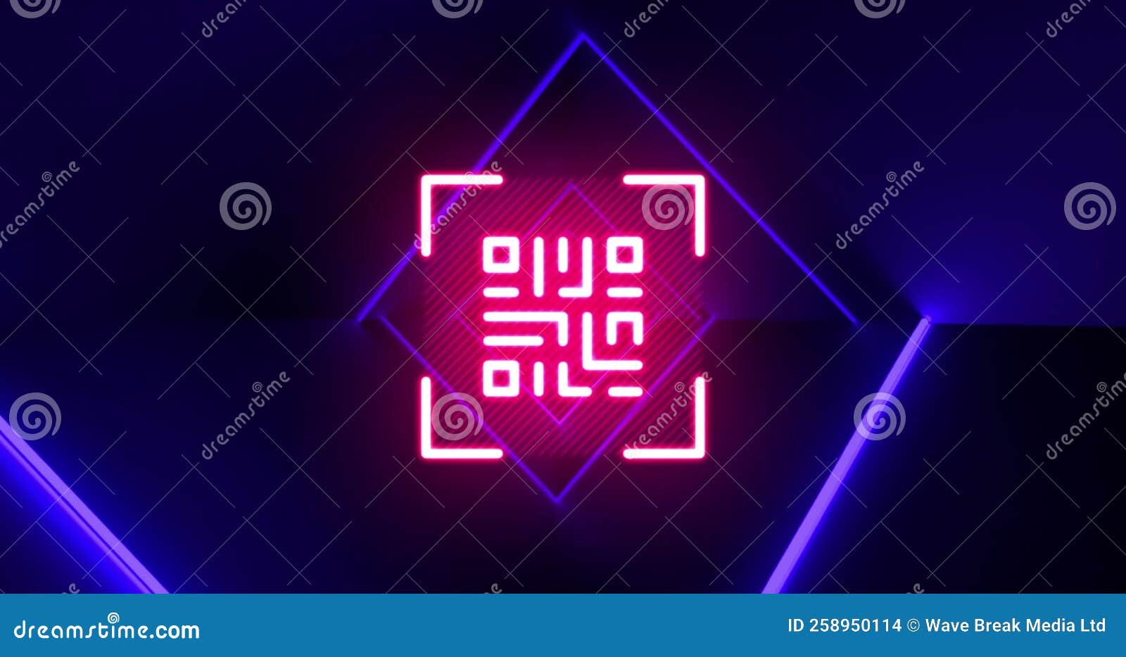 Animation of Flickering Qr Code Over Neon Lights Stock Footage - Video ... Animation of Flickering Qr Code Over Neon Lights Stock Footage - Video ...