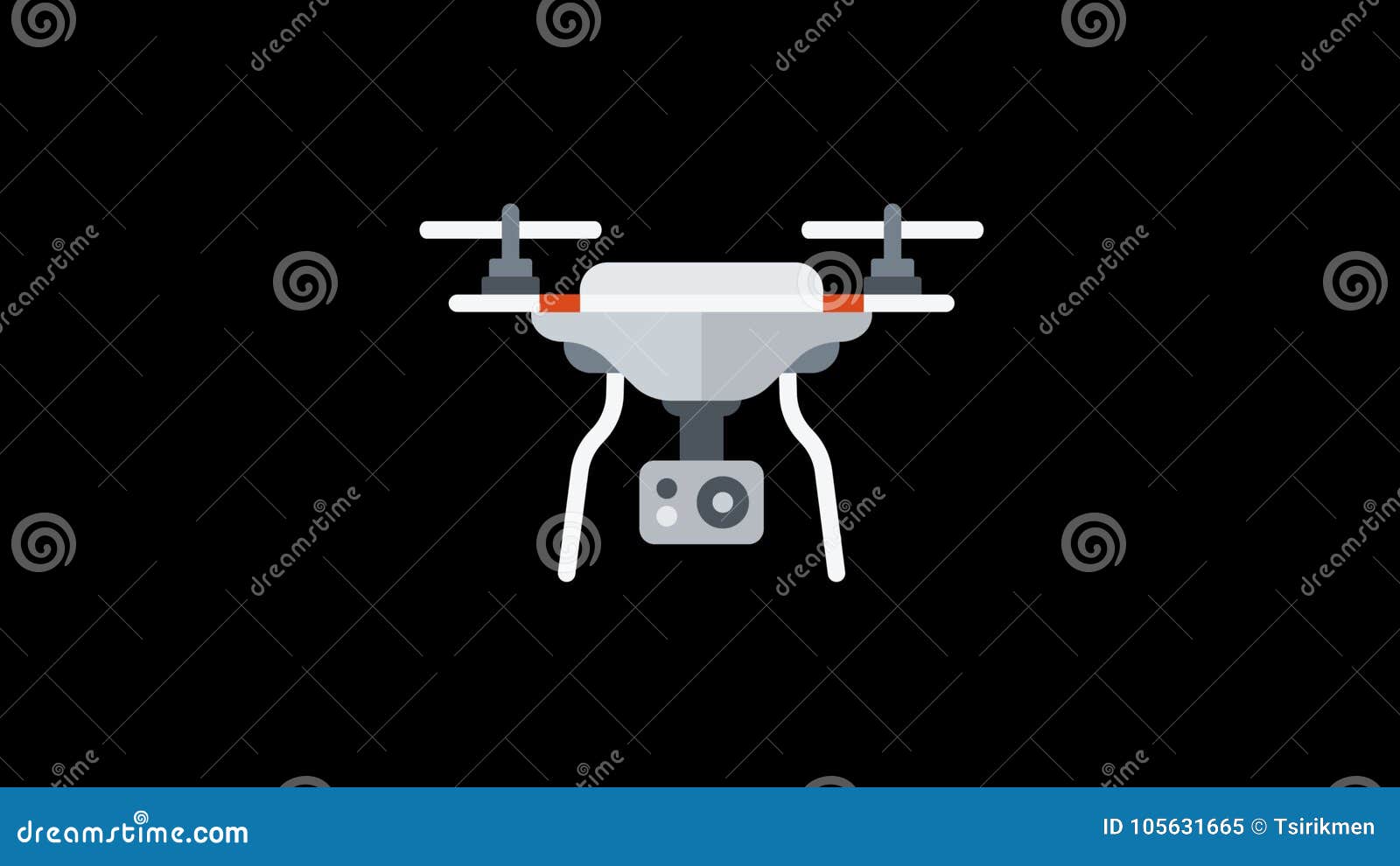 Animation Flying Drone Object Stock Video - Video of robot, objects ...