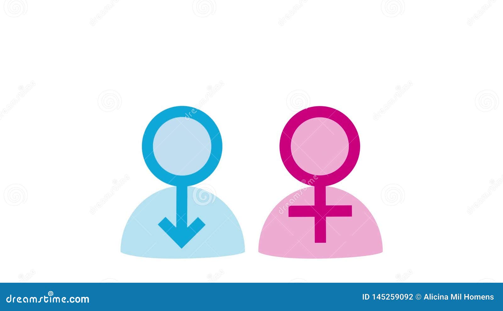 Animation with the Gender Symbols Stock Footage - Video of group, human ...