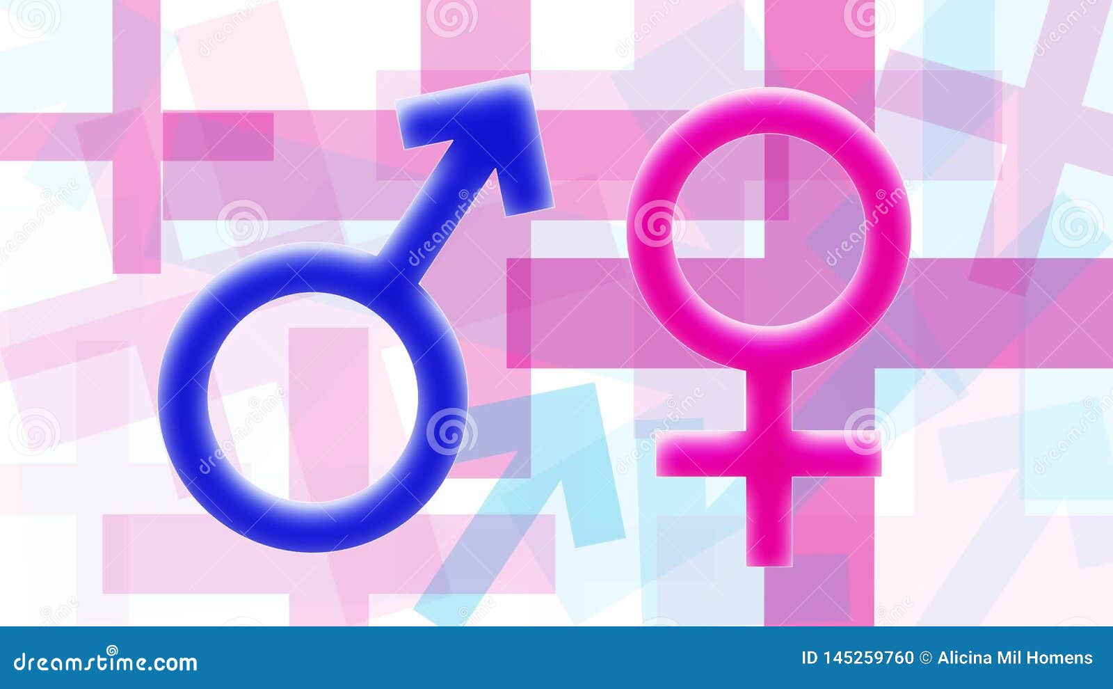 Animation with the Gender Symbols Stock Footage - Video of isolated ...