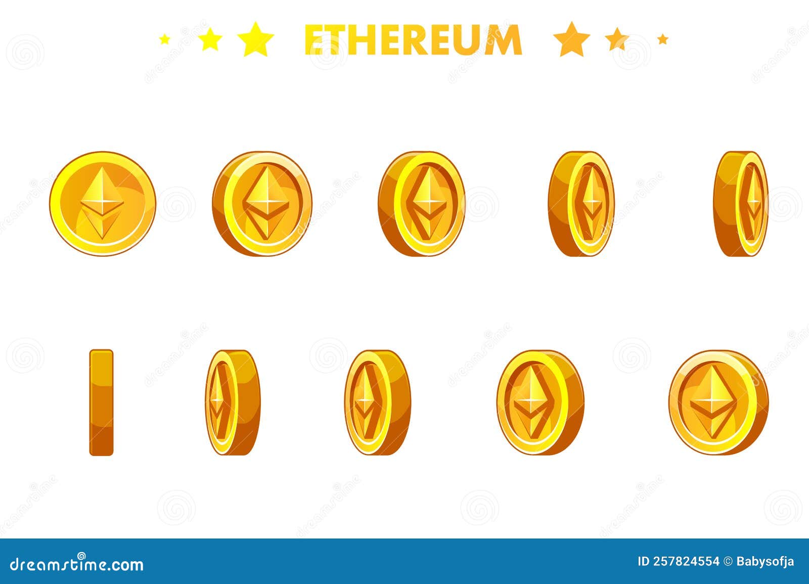 Animation Gold Coin For Video Games, A Pile Of Gold Coins, Money Spent ...