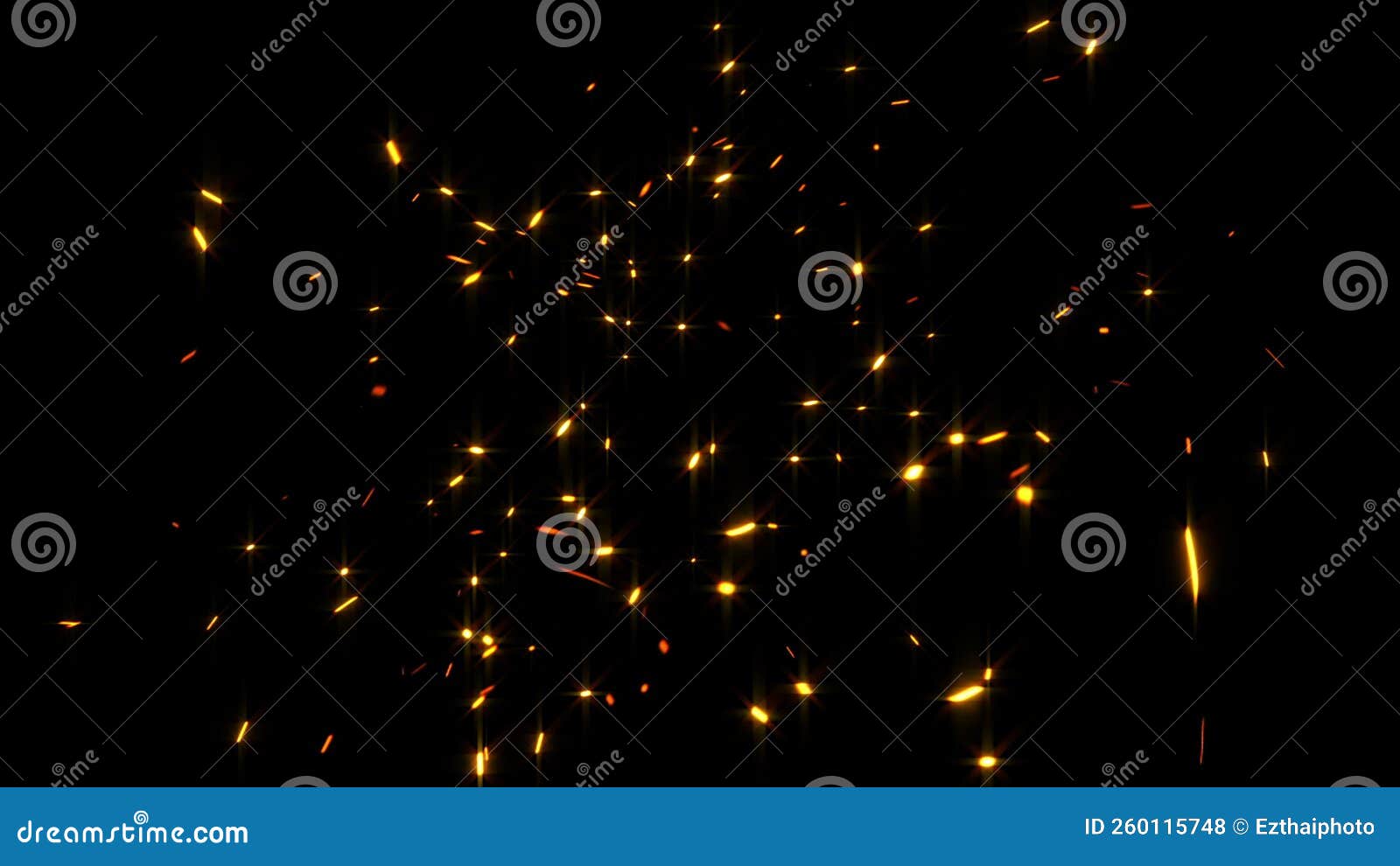 Animation Gold Star Particles Explosion on Black Background Stock ...