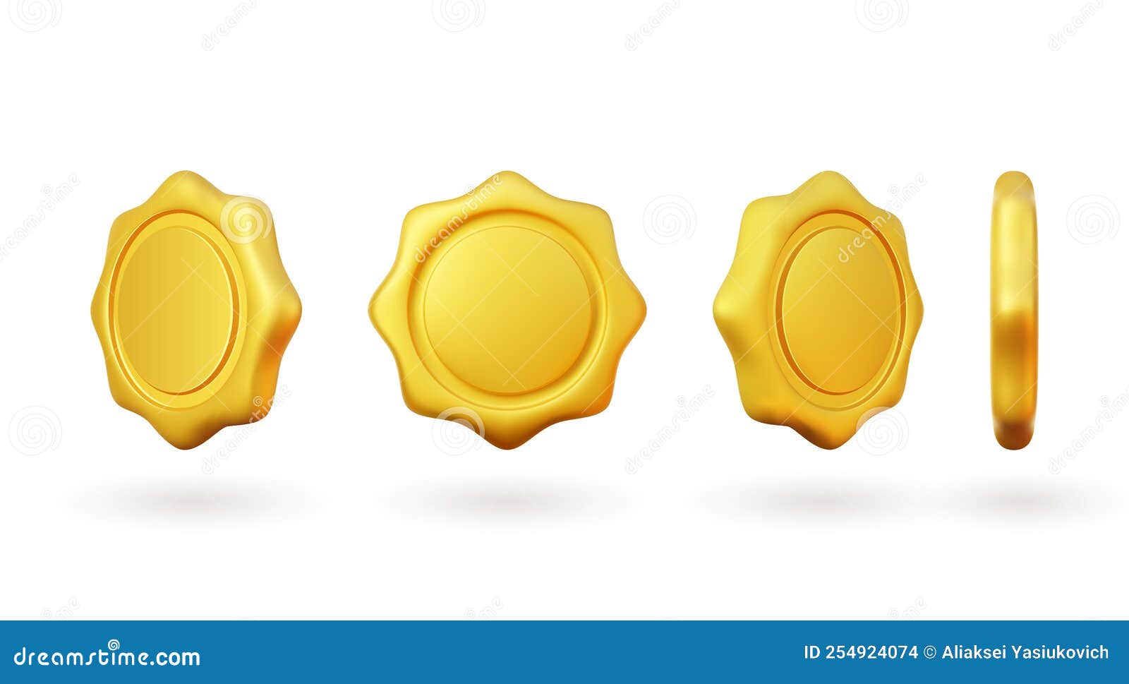 Animation Gold Vector Coin. Stock Illustration - Illustration of ...