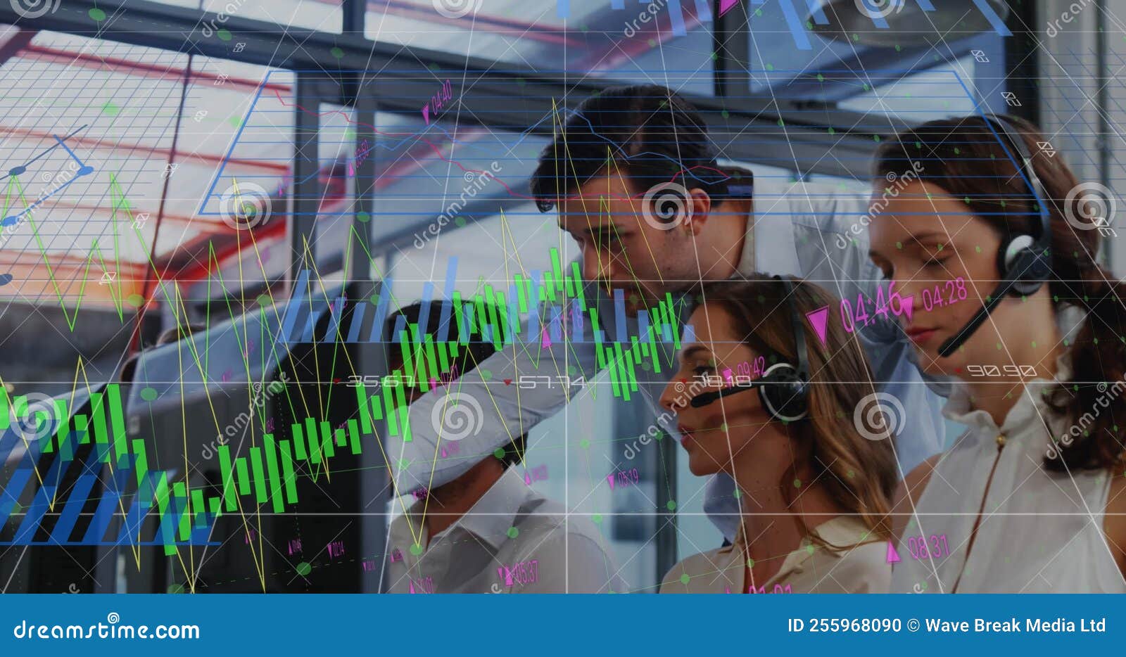 Animation of Graphs and Data Processing Over Caucasian Business ...