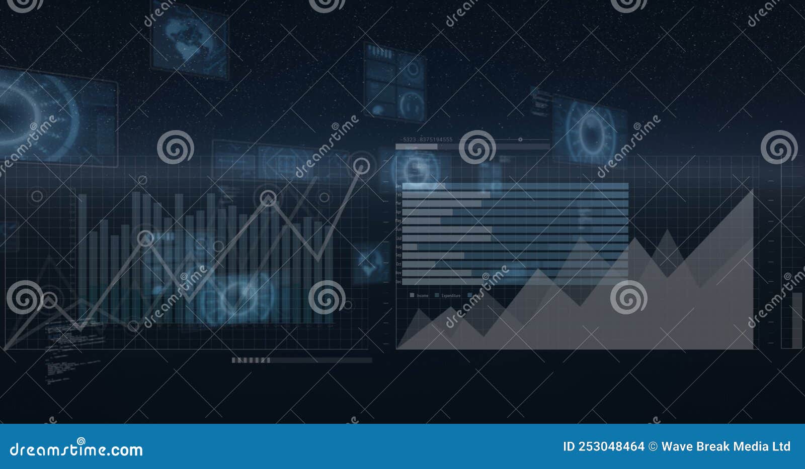 Animation of Graphs, World Map and Data Processing on Dark Interface ... Animation of Graphs, World Map and Data Processing on Dark Interface ...