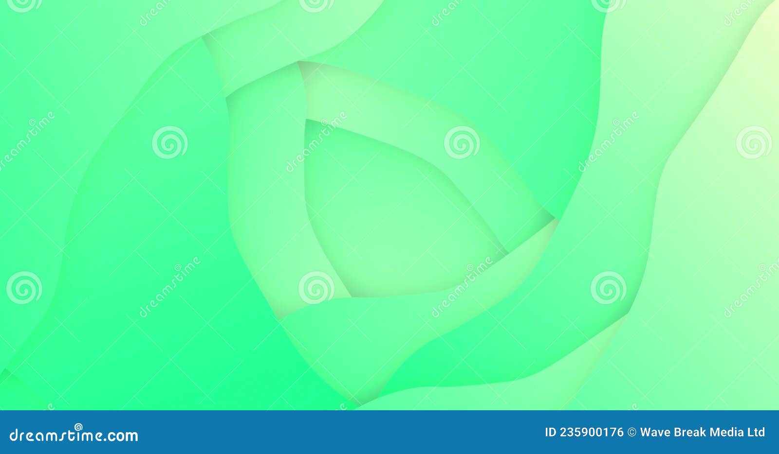 Animation of Green Gradient Lines Waving in Seamless Loop Stock Footage ...