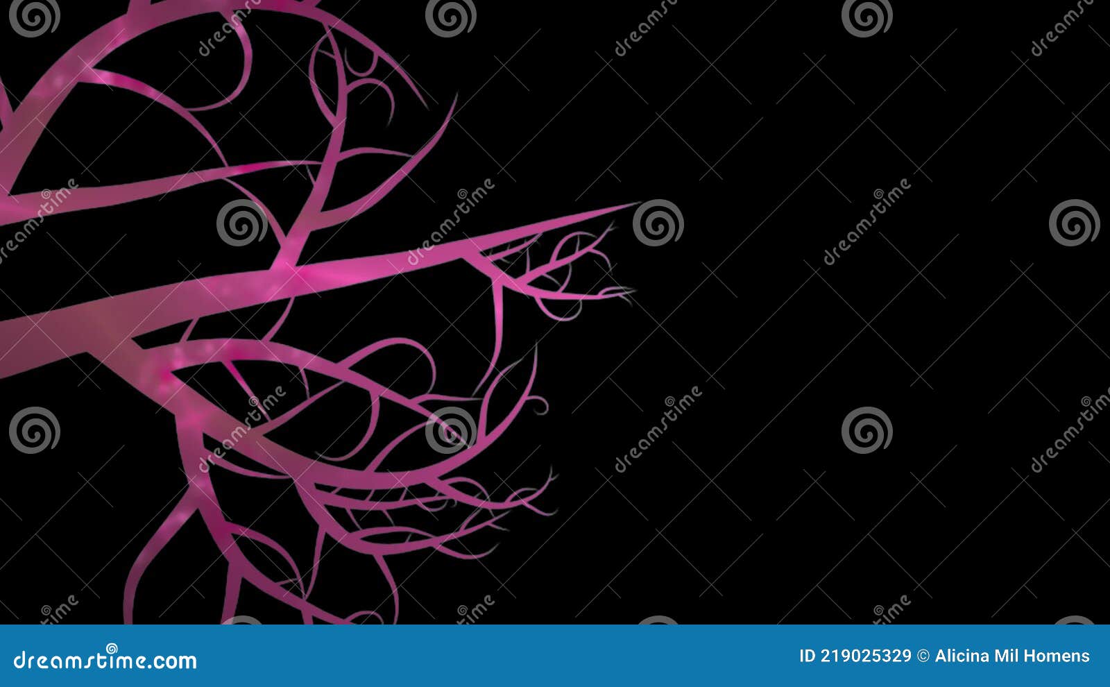 Animation with Growing Tree Branches Stock Video - Video of background ...