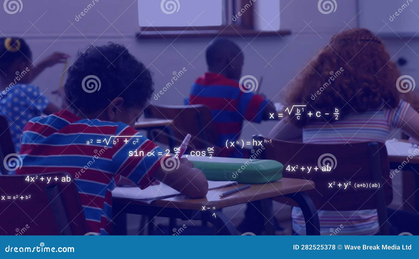 Animation of Icons and Mathematical Equations Over School Children in ...