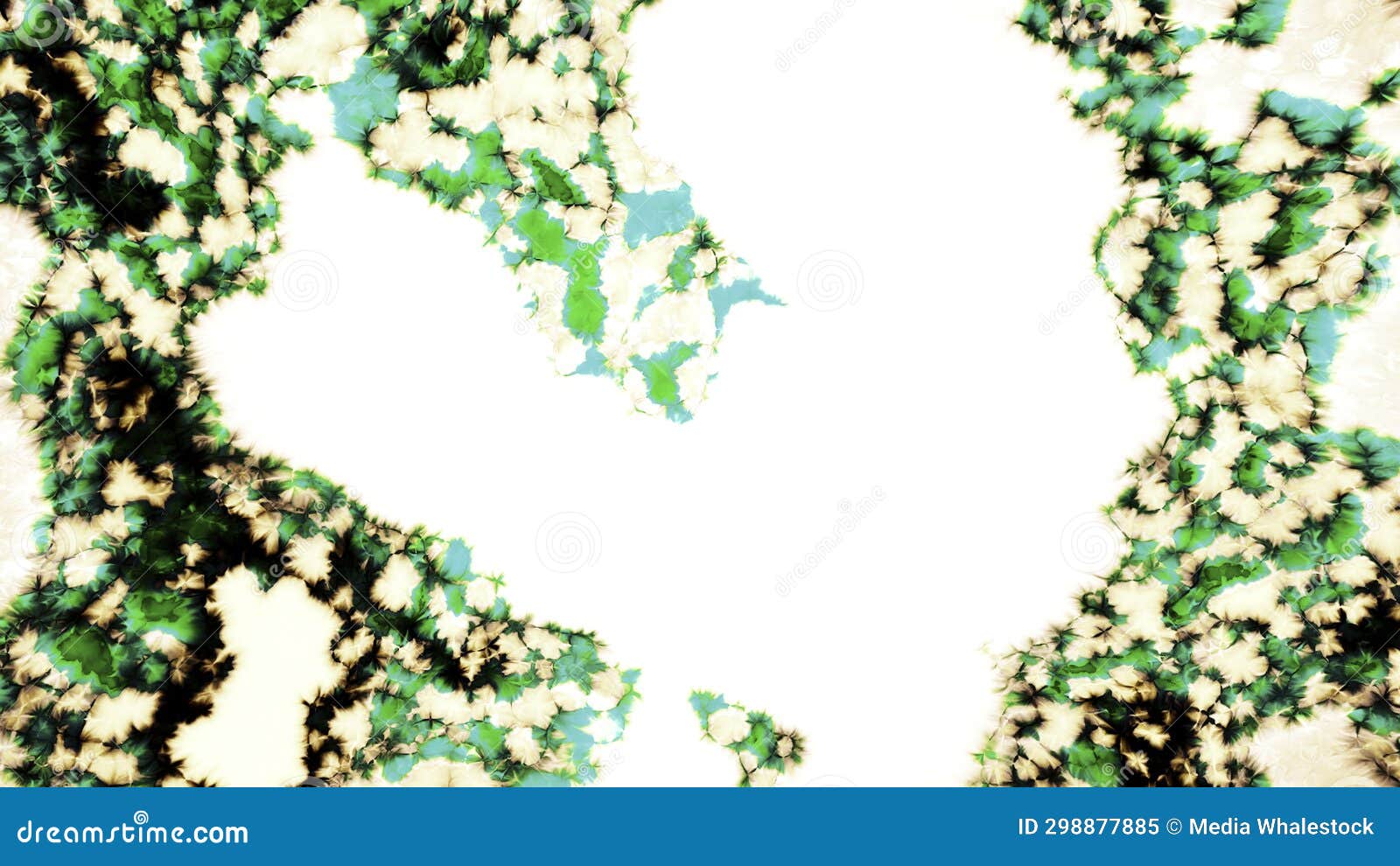 Animation Of Bacteria Under Microscope. Design. Microbes Or Infected ...