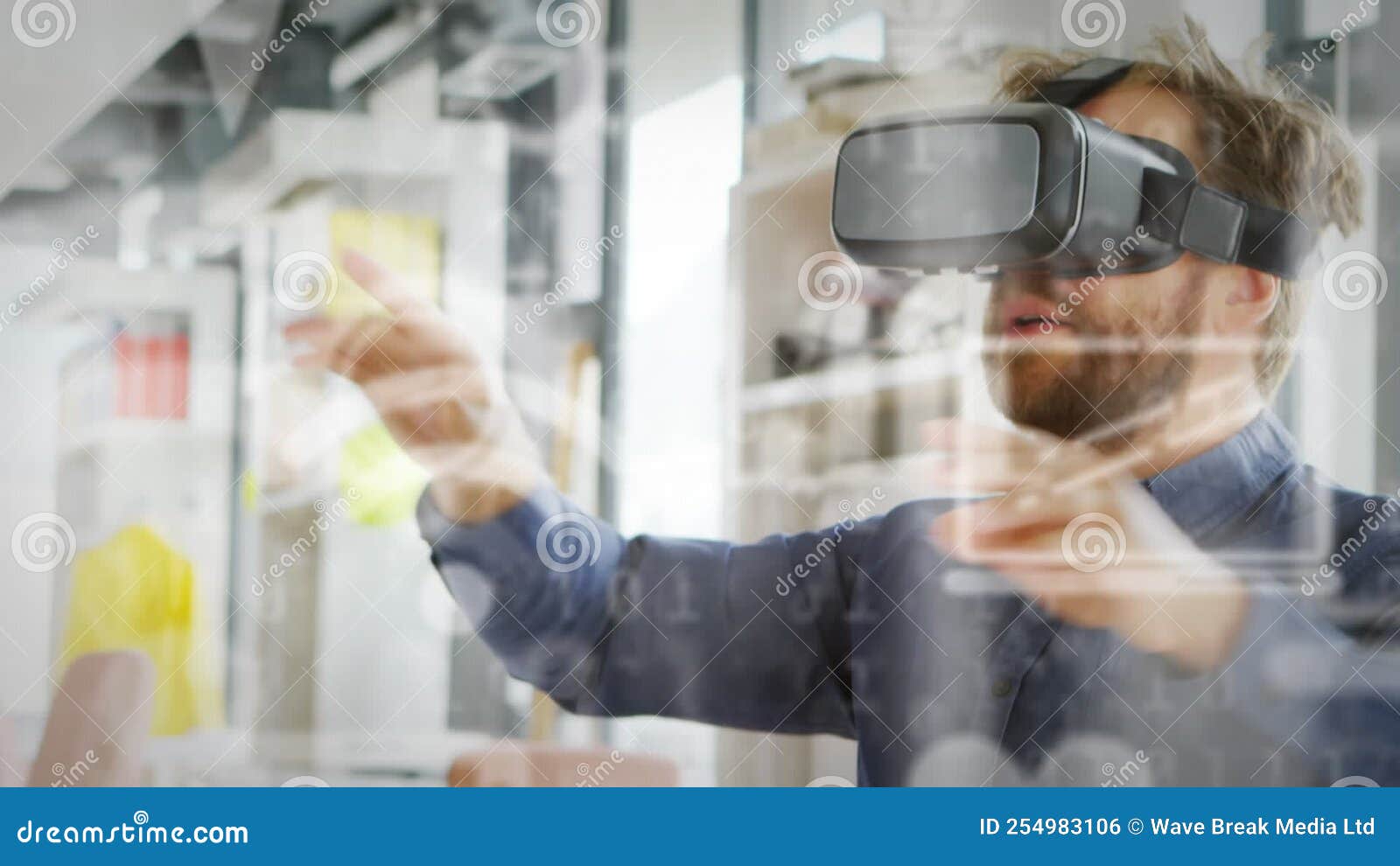 Animation of Infographic Interface Over Causcaisn Man Using Virtual ...